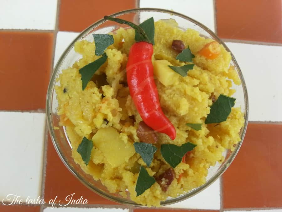 Coconut Rava Kichadi