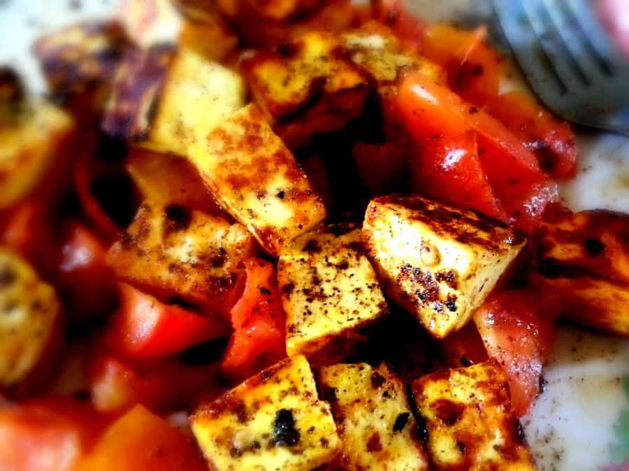 Paneer Tomato Salad Recipe
