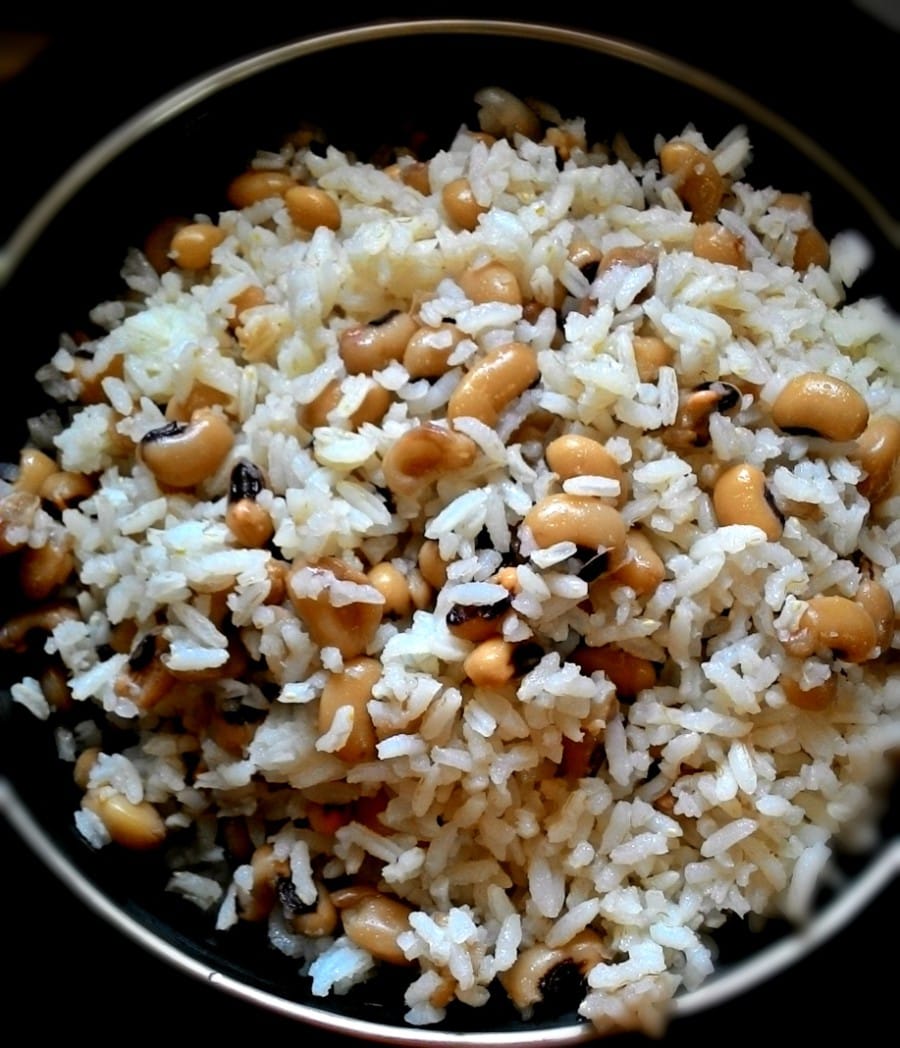 Lobia Rice - Black Eyed Bean Rice