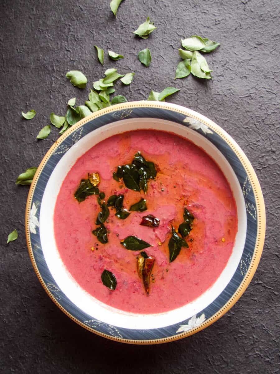 Beetroot Pachadi Recipe - How to Make Beetroot Pachadi