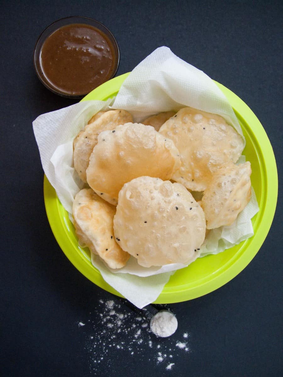 Plain Kachori Recipe – Step-by-Step Video – The Tastes of India