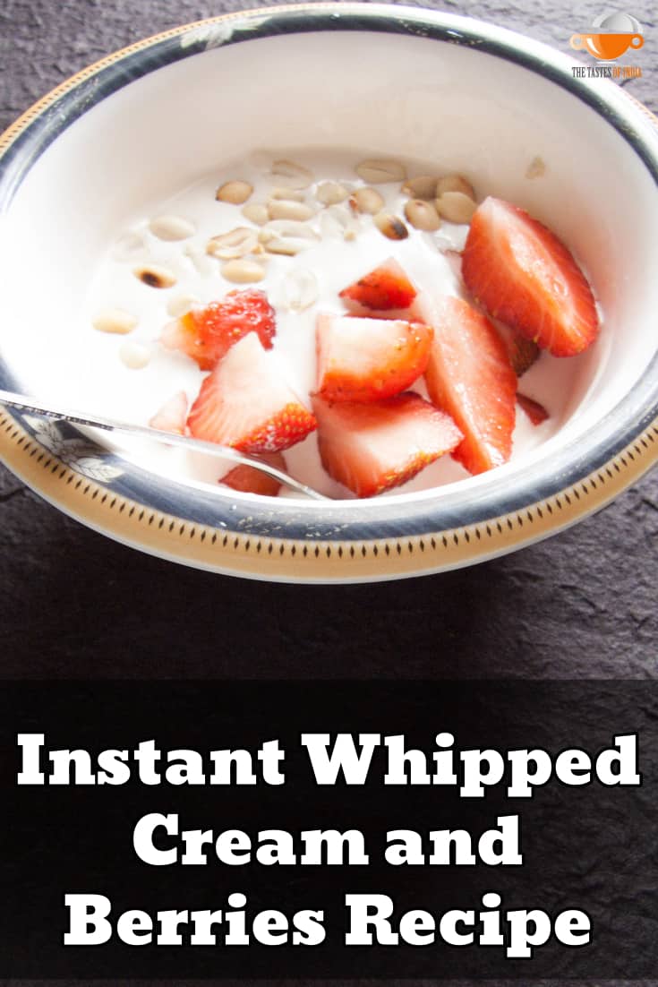 Instant Whipped Cream and Berries Recipe - Low Carb Diet Recipes