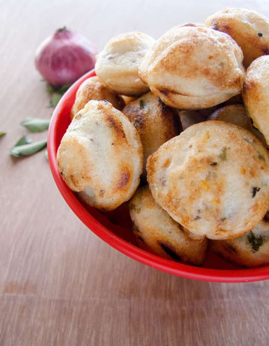 Masala Paniyaram Recipe using Leftover Idli/Dosa Batter