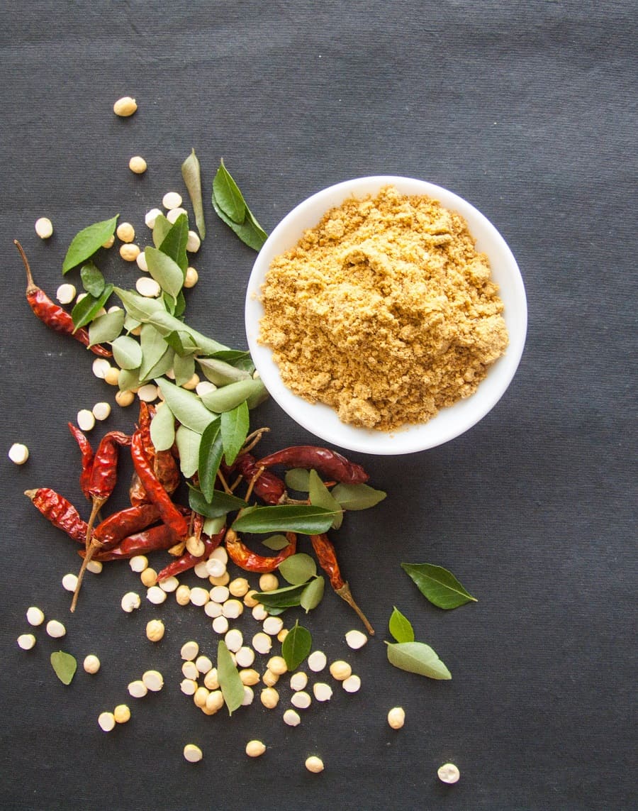 Gun Powder Chutney Recipe – How to make Milaga Podi – The Tastes Of India
