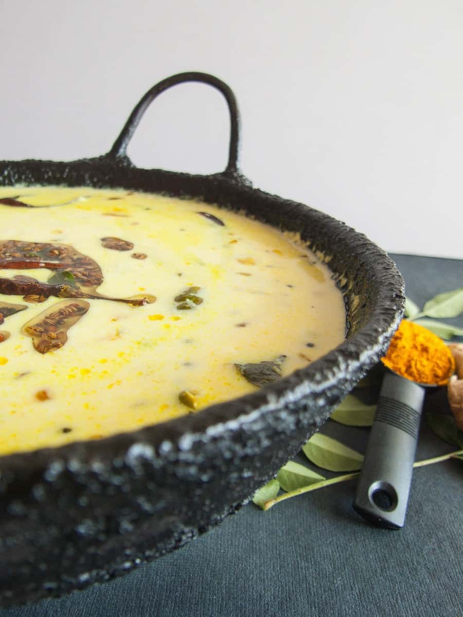 Moru Curry Recipe – Seasoned Buttermilk Without Coconut