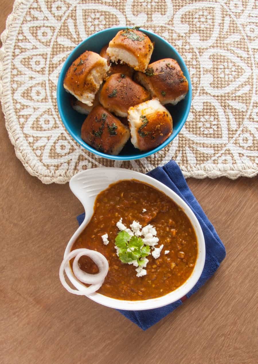 Pav Bhaji Recipe – How to Make Restaurant Style Pav Bhaji – The Tastes ...