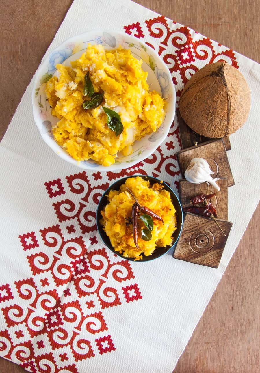 Kerala Kappa Curry Recipe - Mashed Tapioca Recipe