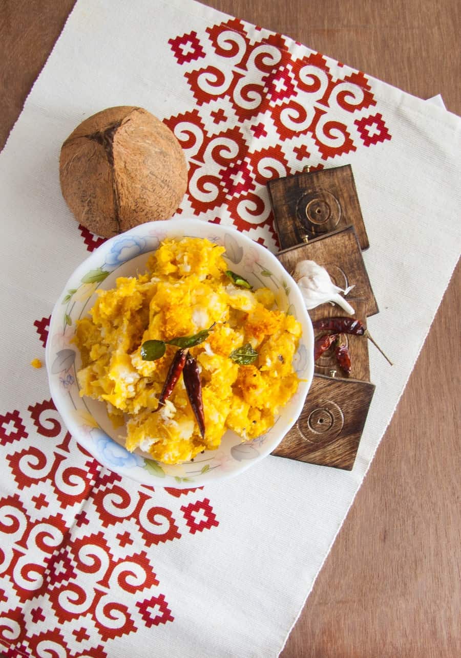 Kerala Kappa Curry Recipe – Mashed Tapioca Recipe – The Tastes Of India