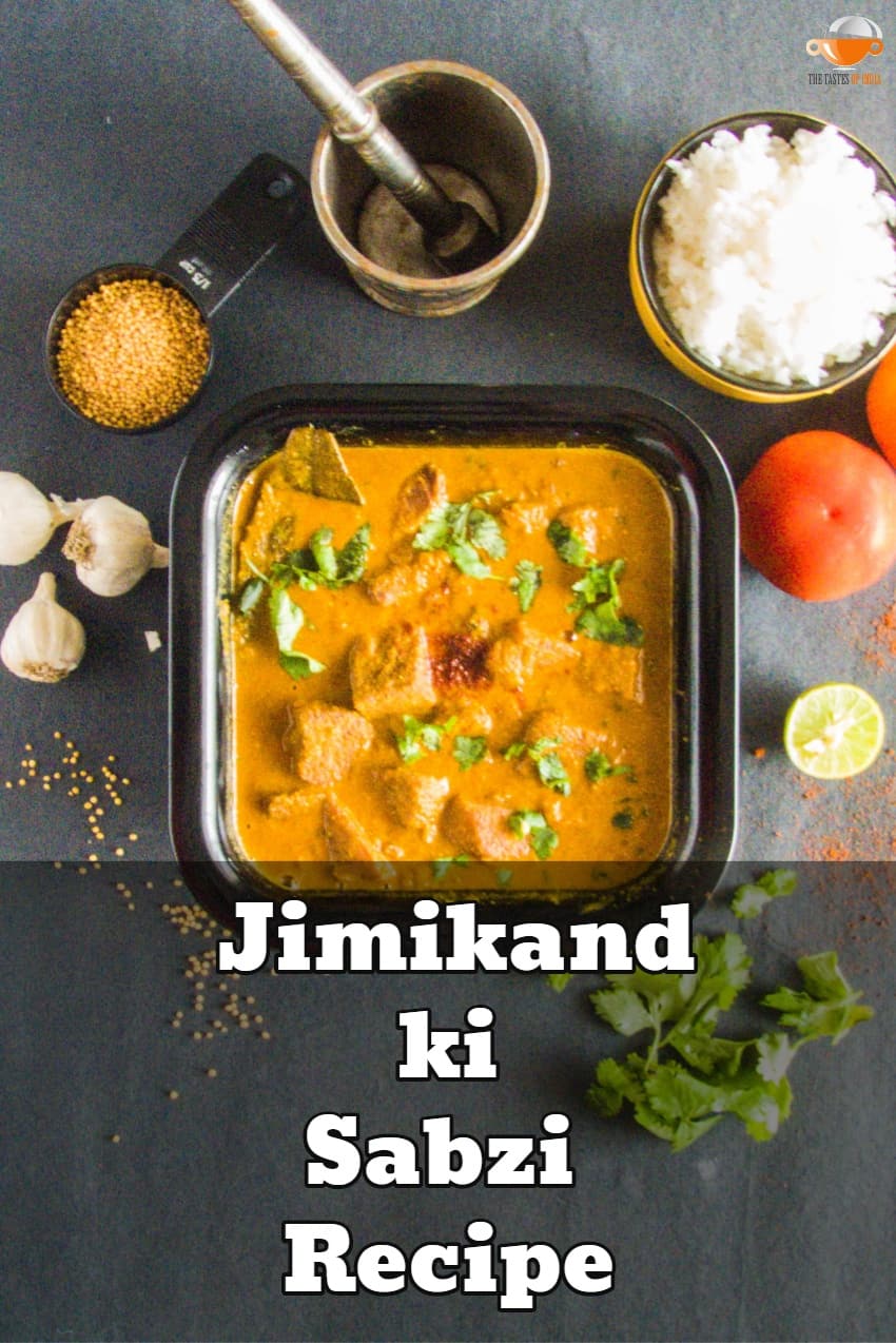 Jimikand ki Sabzi Recipe Bihari Style - How to Make Elephant Foot Yam Curry
