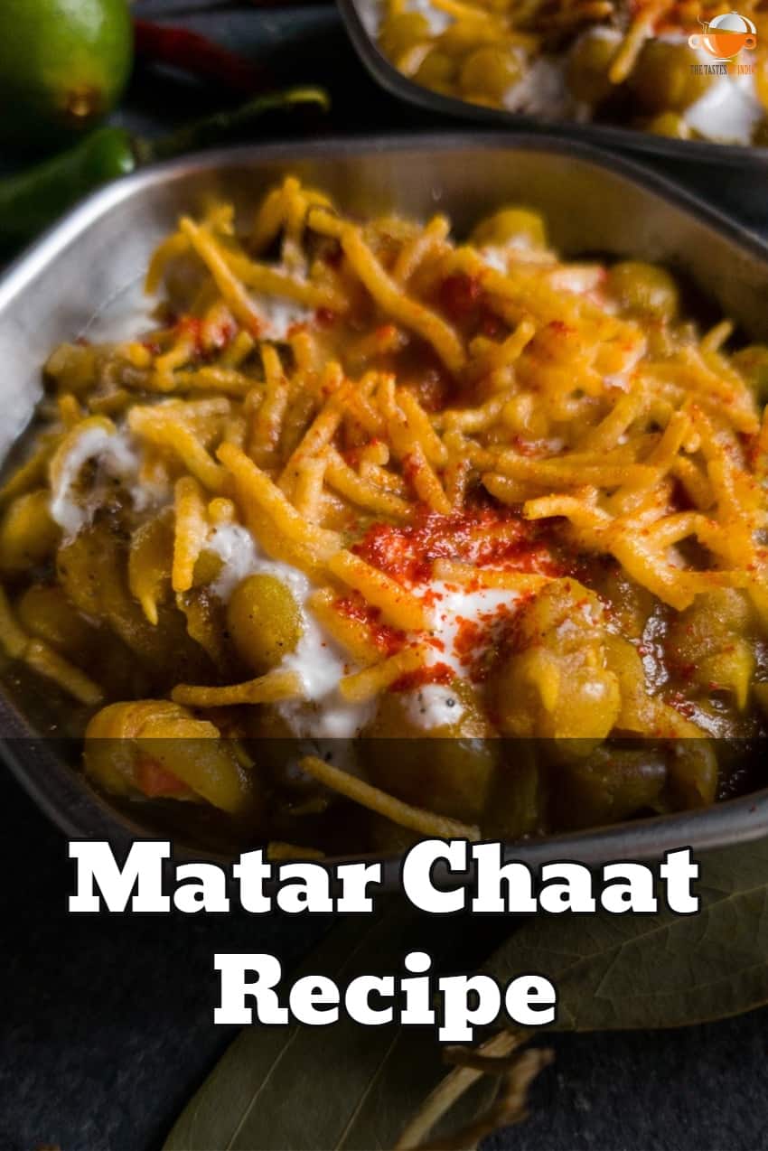 White Matar Chaat Recipe - Street Style Matar Chaat Recipe