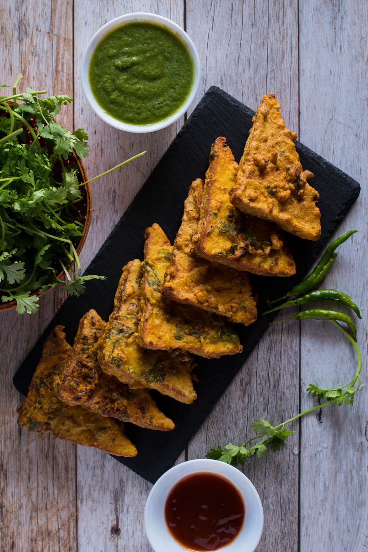 Garlic Bread Pakora - How to Make Garlic Bread Pakoda