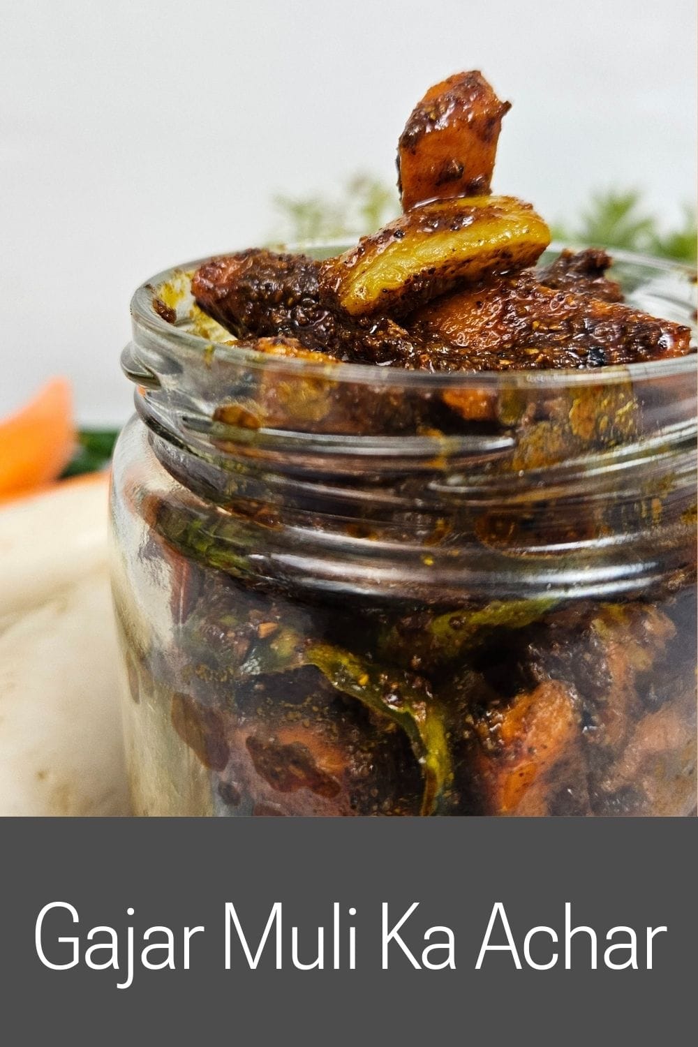 Instant Gajar Muli Mirch ka Achar - 15 Minutes Mixed Achar